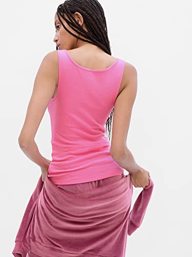 GAP Womens Ribbed Tank Top Wild Orchid 16-2120 TC XL
