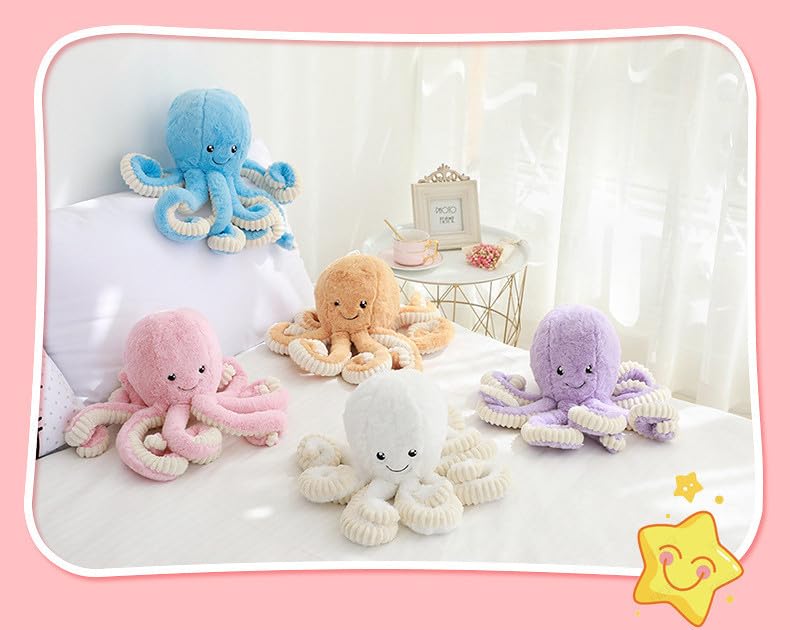 YYFRIEND Cute Cartoon Plush Toy Simulation Octopus Toy Sleeping Pillow