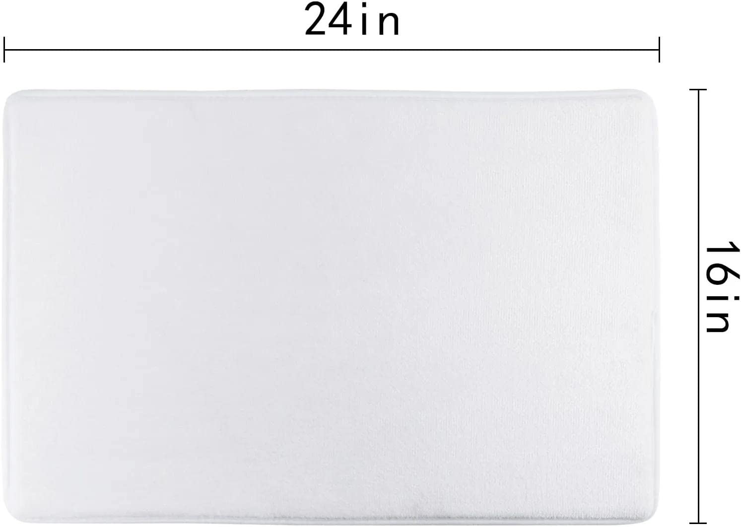 Welcome Rectangular Door Mat Black Greek Key Pattern Geometric Entrance Way Rugs Doormats Soft Non-Slip Washable Bath Rugs Floor Mats for Home Bathroom Kitchen 16x24 Inch