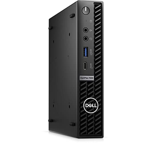Dell Optiplex 7000 7000 Micro Tower Desktop Computer Tower (2022) | Core i7-256GB SSD Hard Drive - 16GB RAM | 8 Cores @ 4.5 GHz - 10th Gen CPU Win 10 Pro
