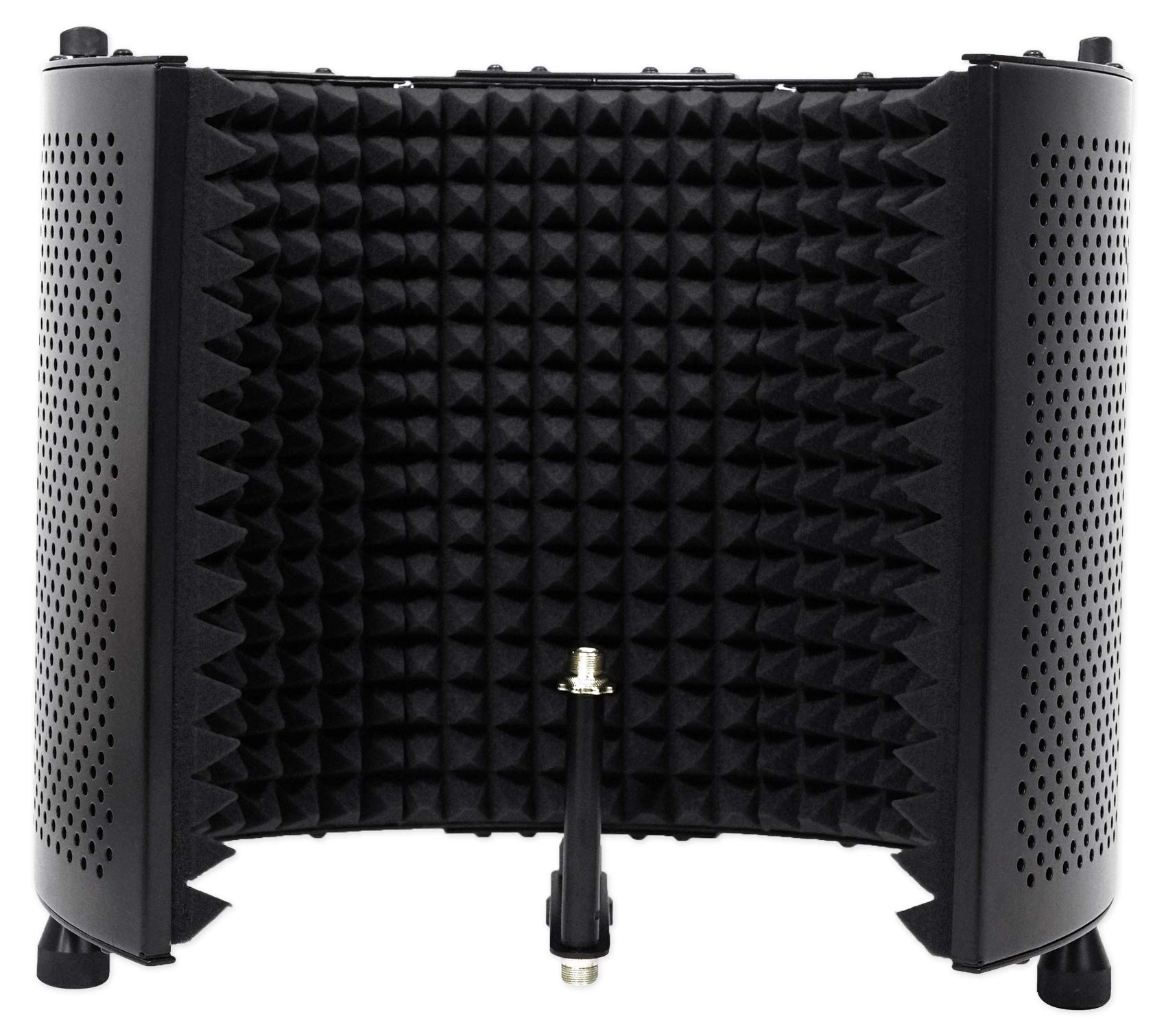 Rockville Recording Studio Microphone Isolation Shield + Heavy Duty Tripod Stand