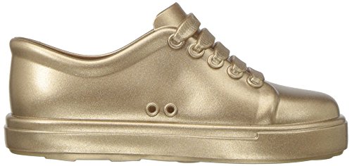 Mini Melissa Baby-Girl's Mini BE Sneaker, Gold Glitter, 5 Regular US Toddler