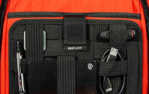 KeySmart Travel Grid Organizer Backpack & Bag Accessories in Black