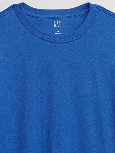 GAP Mens Everyday Soft Crew Neck T-Shirt Shirt, Bristol Blue 2, Medium US