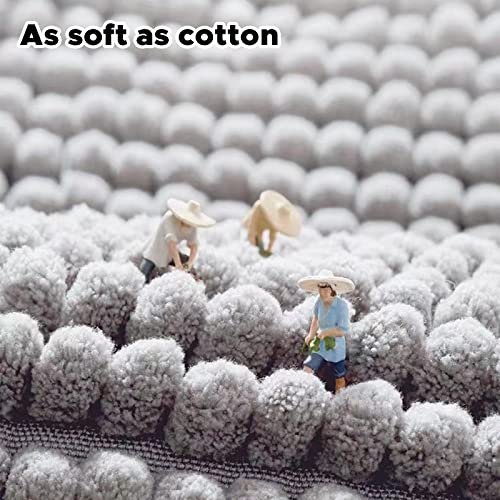 Jevnd 2Pcs Short Chenille Guinea Pig Cage Liner, Washable Rabbit Fleece Sleeping Bed Mat, Reusable Bunny Training Pad/Pee Pad/Blanket for Cat/Chinchilla/Hedgehog and Small Animals (19βx12.5β (2pcs))