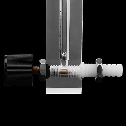 Gas Flowmeter, LZQ-7 Flowmeter 2-20LPM Flow Meter with Control Valve for Oxygen Air Gas