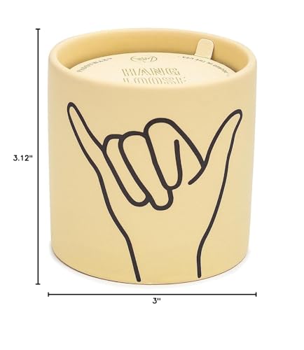 Paddywax Impressions Artisan Hand-Poured Scented Candle, 5.75-Ounce, Hang Loose (Ocean Rose & Bay)