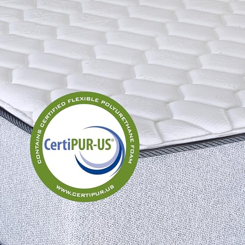 Mayton, 7-Inch Medium Firm High Density Foam Mattress, Comfortable Mattress for Cooler Sleep, Supportive & Pressure Relief, Twin