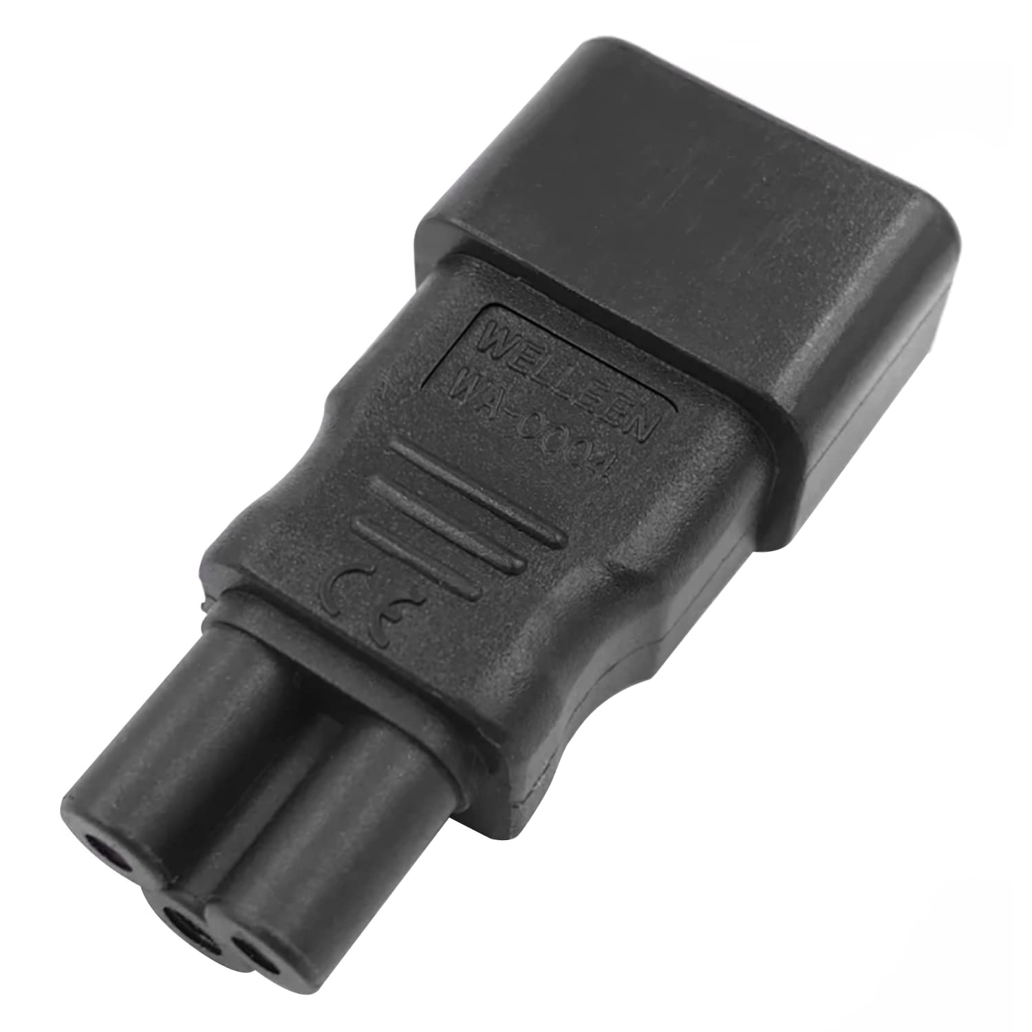 Dracaena 6 Pack IEC 320 Adapter C14 to C5 Adapter 3 Poles IEC Socket Mickey Mouse C5 to C14 Adapter Straight Headed IEC Extender Power Adapter