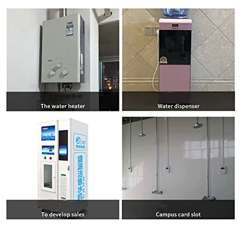 G1" BSP Male Thread Stainless Steel Water Flow Switch Hall Effect Sensor Flowmeter for Shower Water Heater