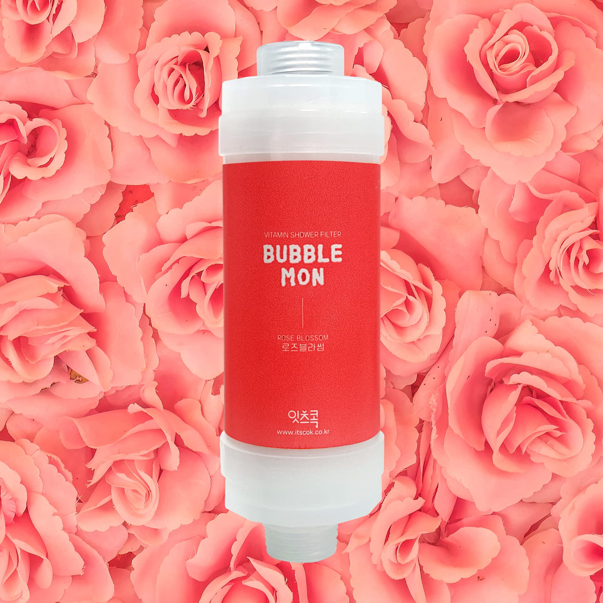 Mymi BlueBlue [Suitable for Any Shower Head] BUBBLEMON,Vitamin C Shower Filter,Hard Water Softener,Chlorine Free,Skin Moisturizing,Aroma Therapy,Easy Installation,Healthy Skin & Hair, Made in Korea
