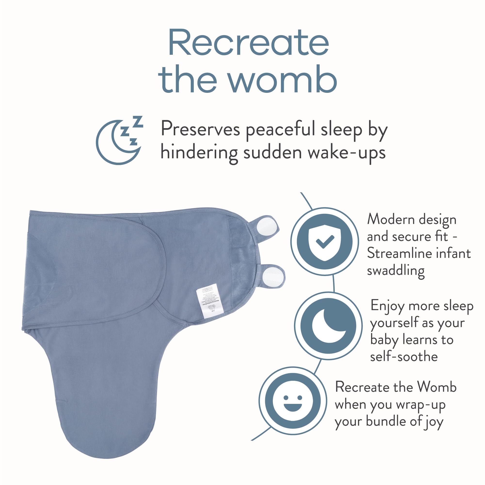 Comfy Cubs Swaddle Blanket Baby Girl Boy Easy Adjustable 3 Pack and Muslin Cotton Baby Car Seat Cover Bundled