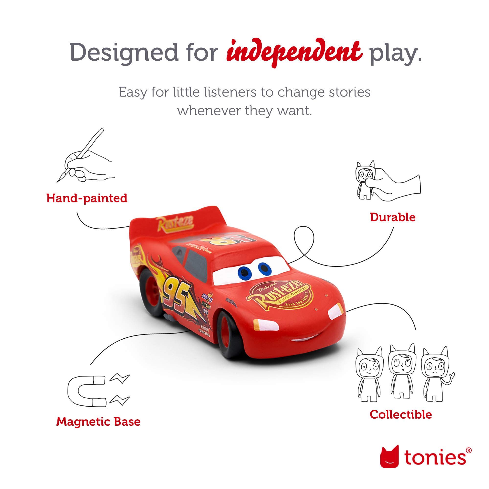 Tonies Lightning McQueen Audio Play Character from Disney and Pixar's Cars