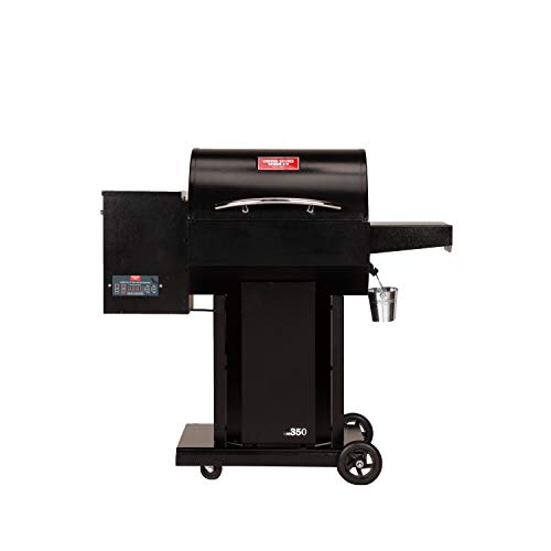 UNITED STATES STOVE CO Pellet Grill, Hooch USG350, Black