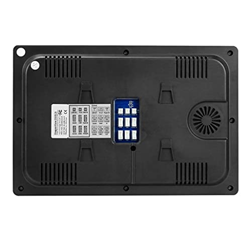 FBITE Wired Video Doorbell 10 Inch Video Door Phone with Record Motion Detection Remote Unlock Intercom Monitor