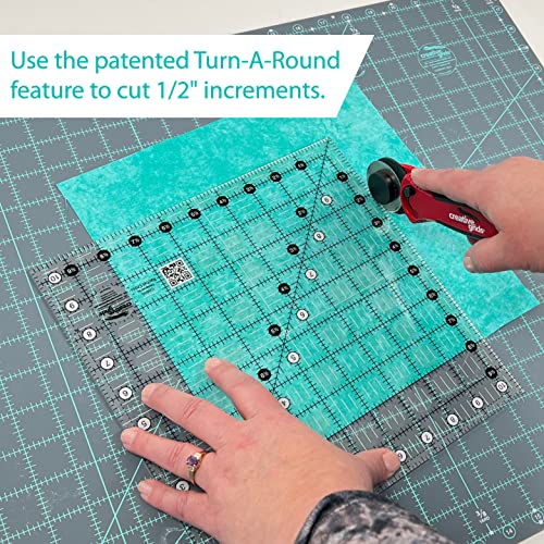 Creative Grids Quilt Ruler 9-1/2in Square - CGR9