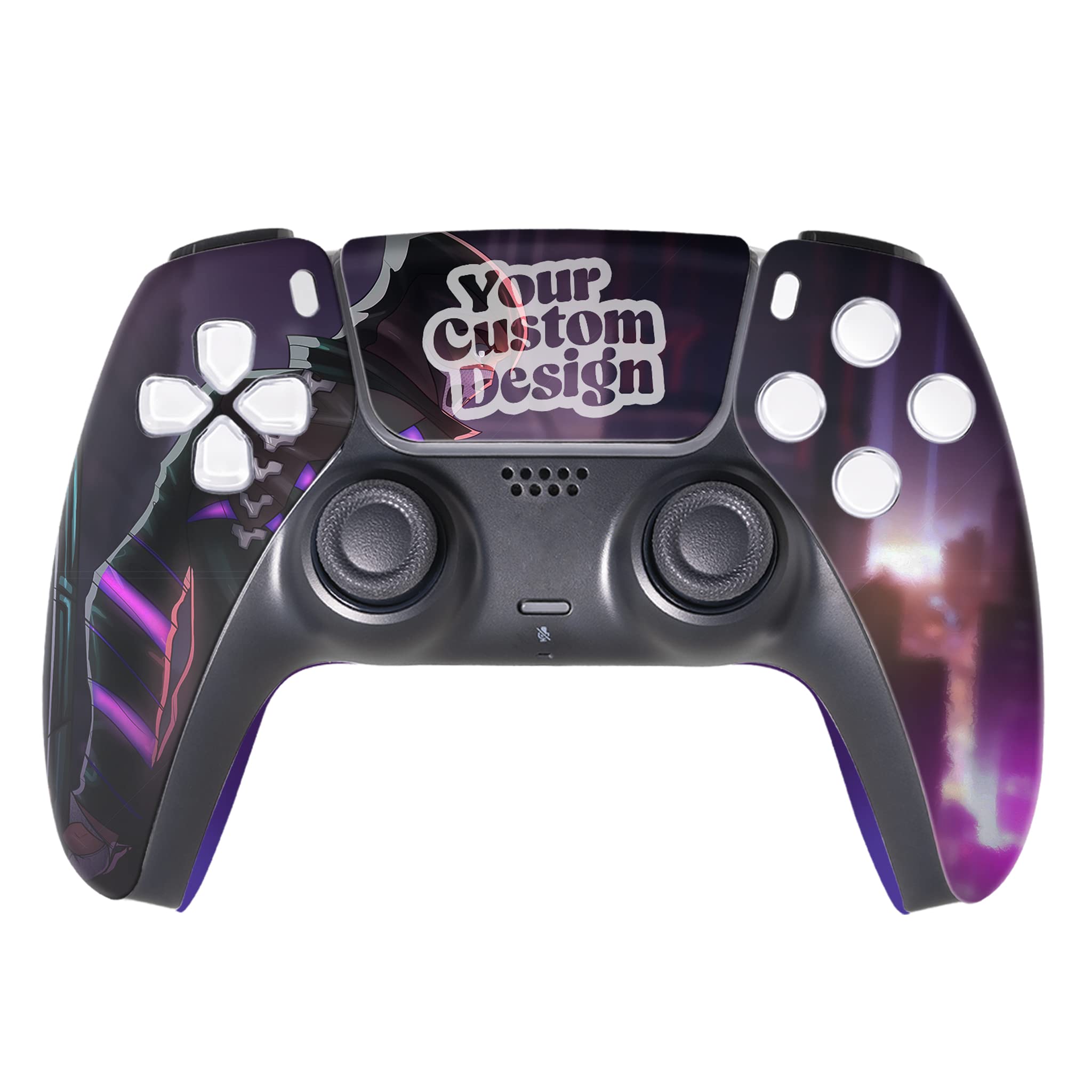 Dyeport Custom PS-5 Controller Skin | Made in USA | Compatible Vinyl Sticker Skin for Play-Station 5 Controller | Waterproof Protective Decal Cover Wrap-Fits Perfect with No Bubbles or Wrinkles