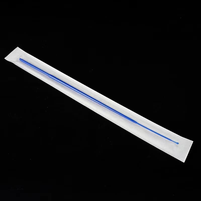 Renon, 100 Counts 1μl Inoculating Loops, Sterile EO(Ethylene Oxide) Inoculation Loop, Each Individually Wrapped Disposable Package, ABS Material, 1 microliter