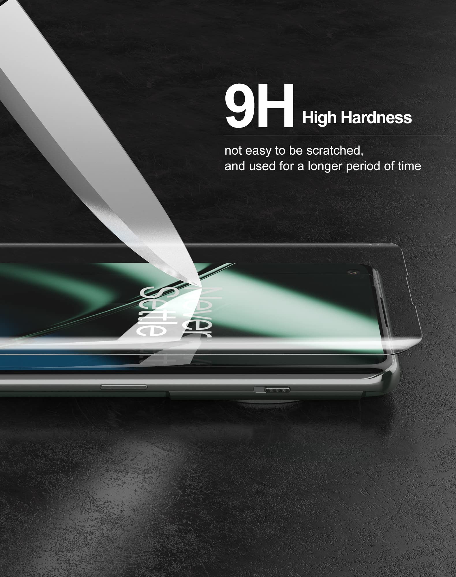 Feitenn 2 Pack Ultra-HD Screen Protector for Oneplus 11 [Bubble Free] [Fingerprint Support] [Easy Install] Full Tempered Glass Shield with Liquid Dispersion Tech Oneplus 11 Screen Guard