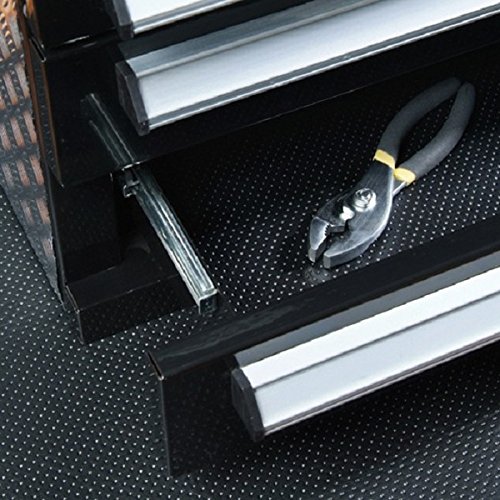 Con-Tact Brand Premium Plus Heavy Duty Non-Adhesive Shelf and Drawer Liner, 18'' x 6', Nova Smoke (Pack of 2)