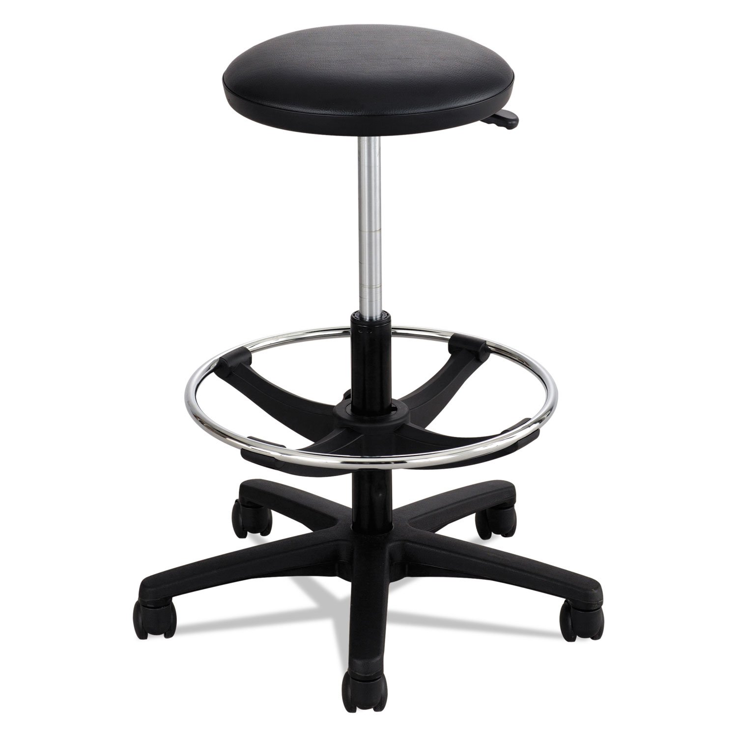 Safco Products 3436BL Extended Height Lab Stool, Black