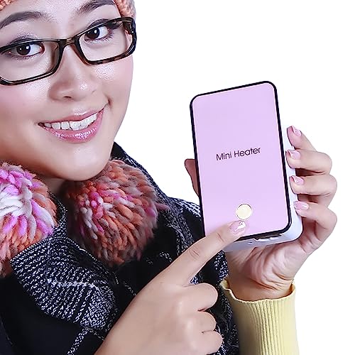 Safety Energy-Saving Heater Mini Portable Room Office Desktop Electric Fan Heater Air Warmer Pink