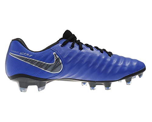 Nike Men's Football Boots , Multicolour Racer Blue Black Metallic Silver 4 , 8 US