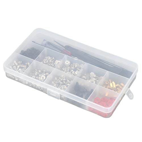 PC Screws, Computer Screw Set 362Pcs Cable Tie Various Sizes Screwdriver Washer for CPU Disk for Maintenance for Motherboard