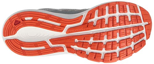 Salomon VECTUR Road Running Shoes for Men, Lead/White/Cherry Tomato, 7