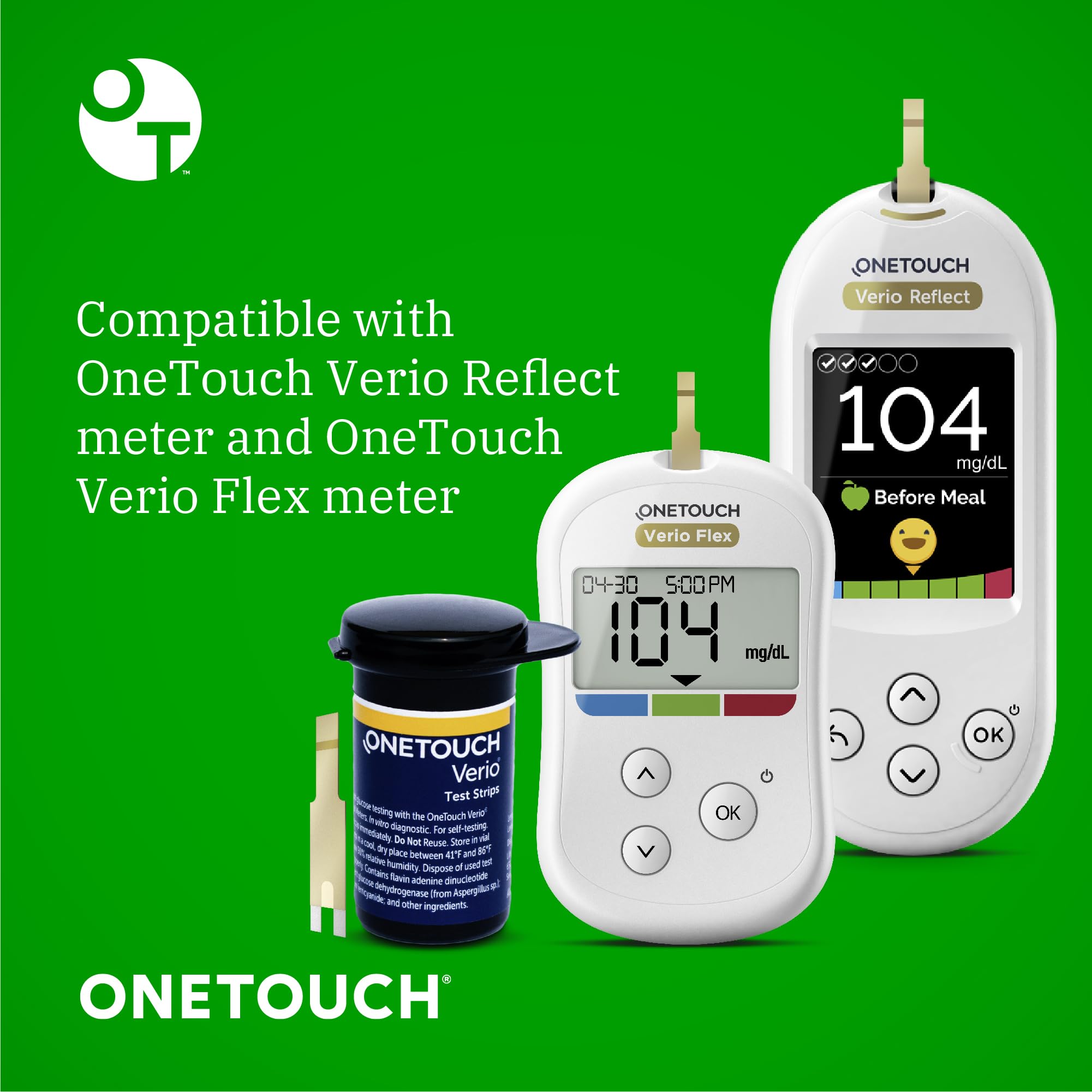 OneTouch Delica Plus Lancets and OneTouch Verio Test Strips Bundle | Includes 30 Test Strips & 30 Lancets | Fine 30-Gauge Lancets for Diabetes Testing | Diabetic Supplies for Blood Sugar Monitor