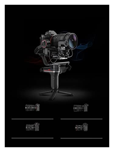 DONCK Action Camera Stabilizer Stabilizer SLR Mirrorless Single Camera Vlog Shooting Anti-Shake Balanced Handheld Gimbal for Outdoor Video Recording