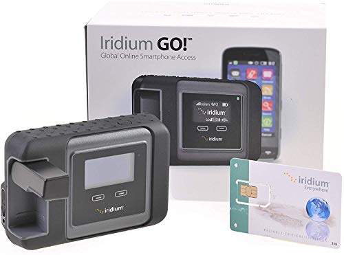 Iridium Go! Satellite Wi-Fi Hotspot with 400 Mins/180 Days SIM Card