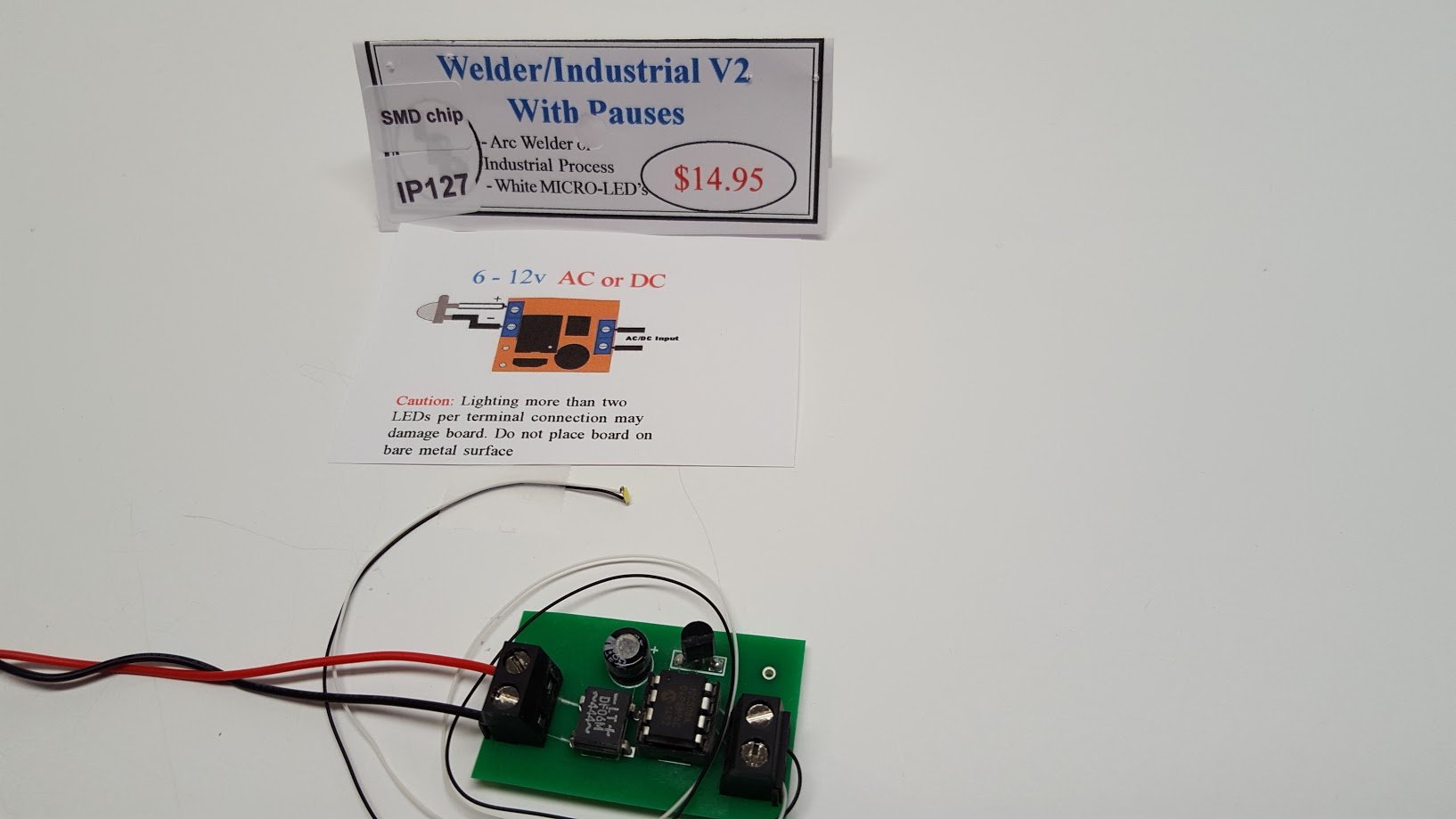 Iron Penguin IP127 Model Arc Welder with Pauses Using a SMD chip