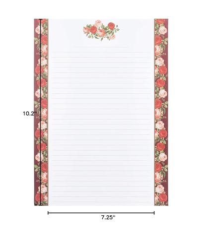 Paper Junkie 60 Sheets Vintage Floral Stationary with 30 Envelopes, Letter Writing Paper for Poems, Thank You Notes, Pen Pal, Scrapbook, Calligraphy (6 Designs, 10.2 x 7.25 In)
