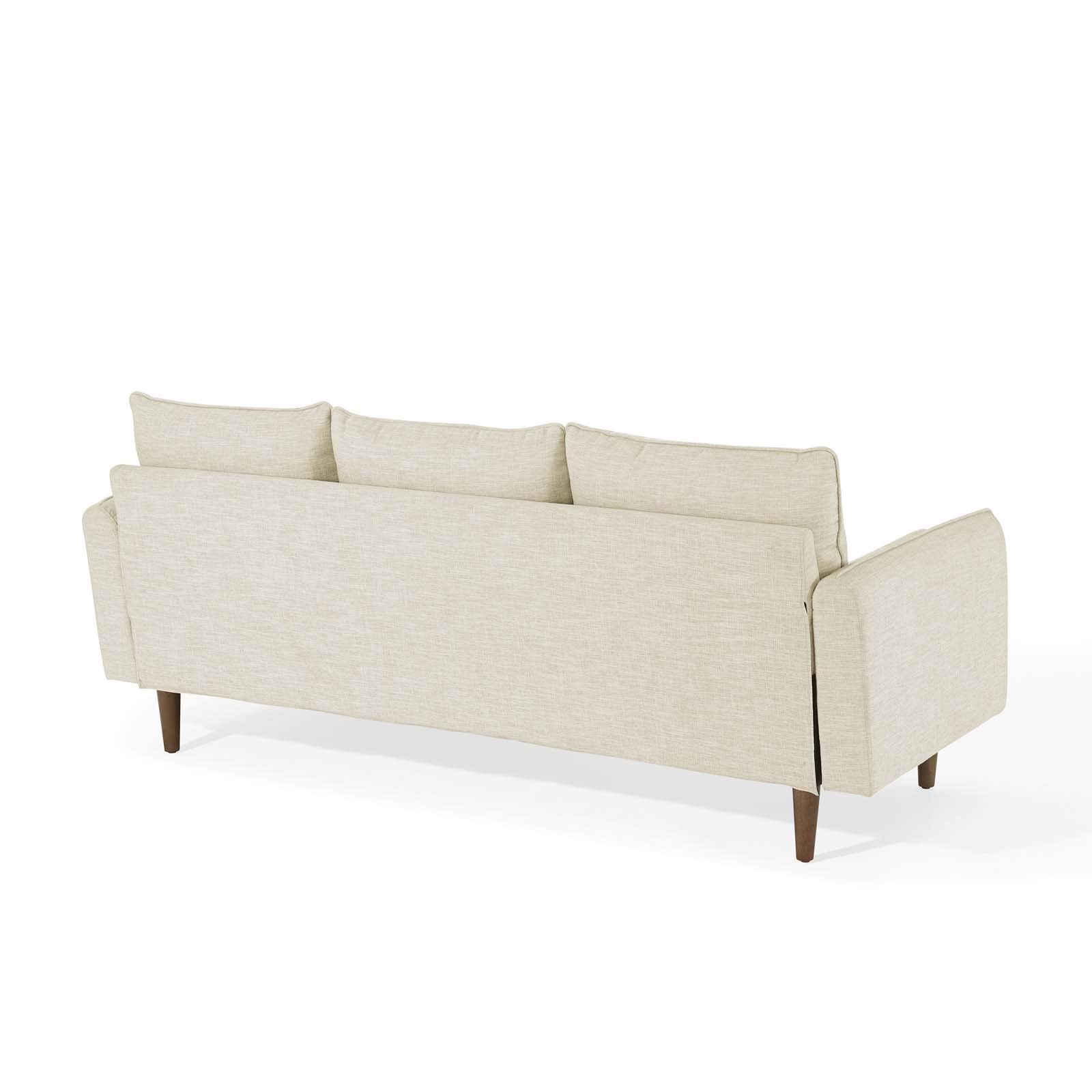 Modway EEI-3867-BEI Revive Upholstered Right or Left Sectional Sofa, Beige