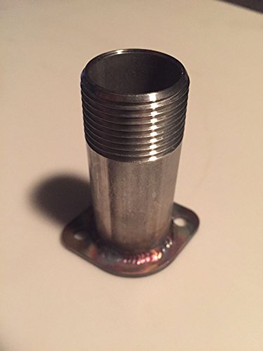 GenExhaust for Champion 3500/3200W & 3100/2800W Inverter Generator or Any Generator with a Model NO.88 Cover Plate Generator 3/4" NPT (National Pipe Taper) Steel Exhaust Extension Hardware only