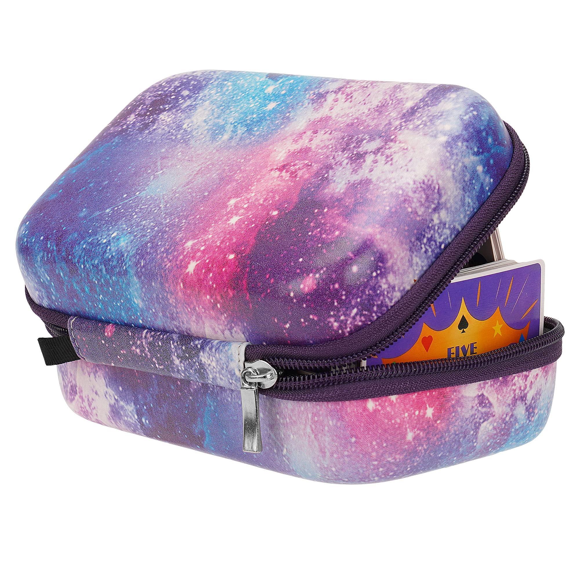 TPCY Portable cards Case Compatible with Set Enterprises Five Crowns Card Games (Only Case) (Galaxy)