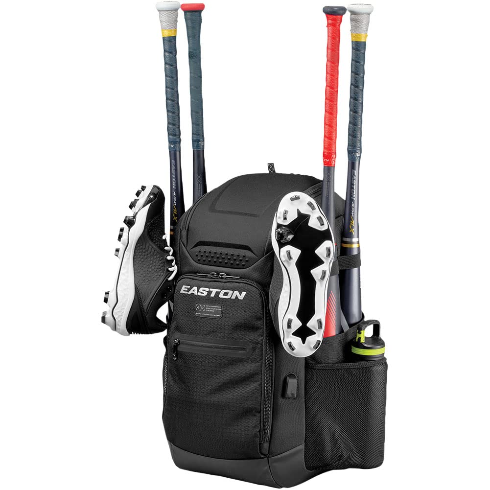 Easton | FLAGSHIP Backpack Equipment Bag | Baseball & Softball | Black