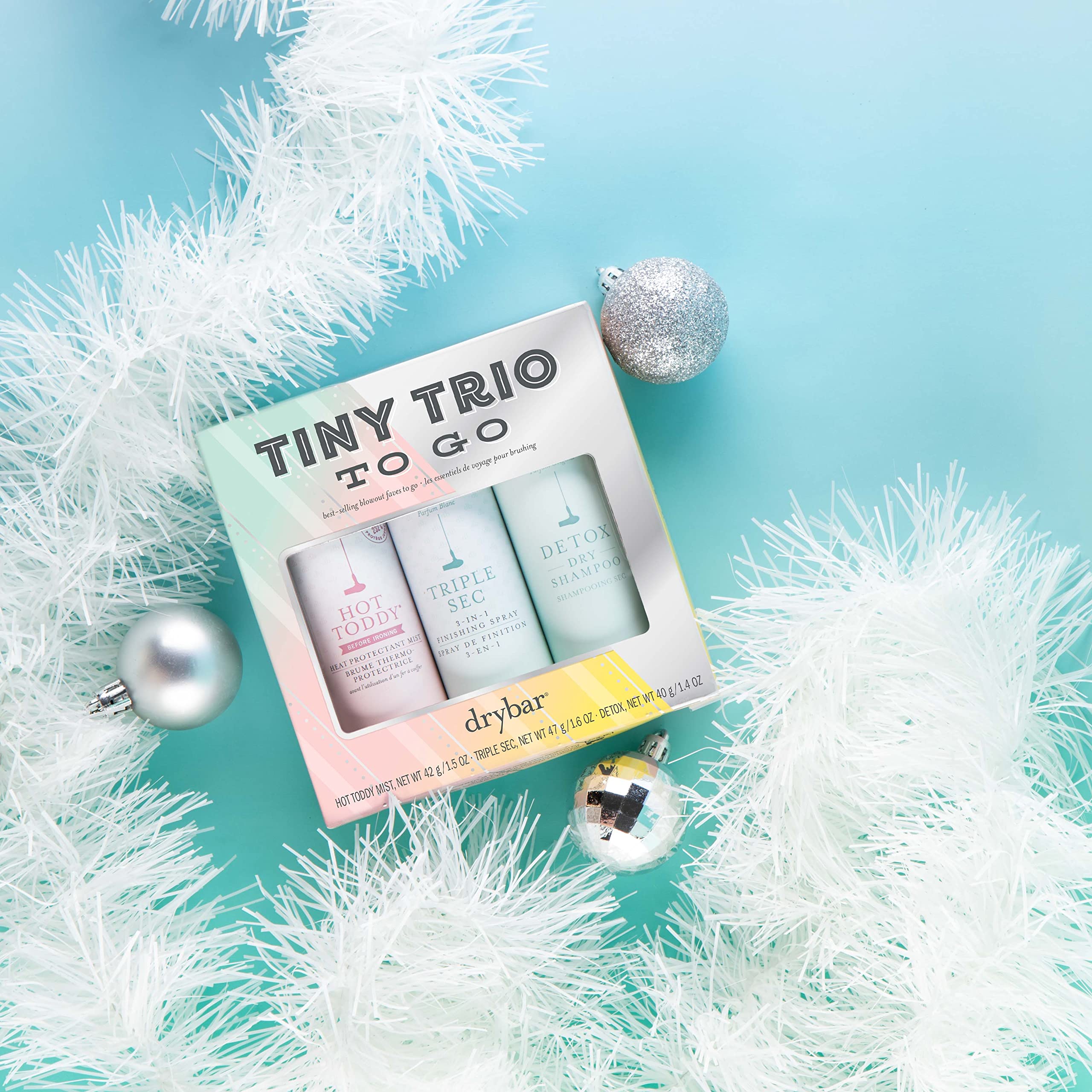Drybar Tiny Trio To Go | Mini Travel Essentials Kit