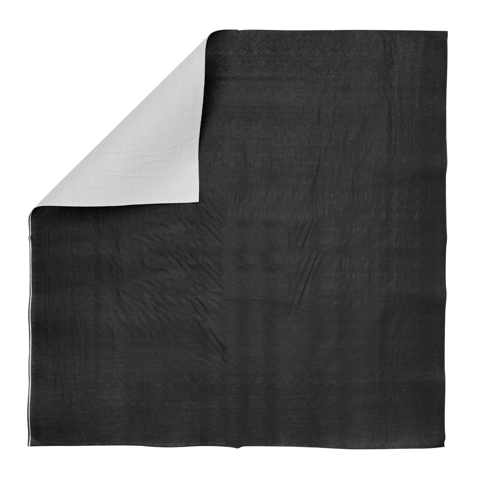 Juvale 144 Piece Black Party Supplies - Serves 24 Disposable Black Paper Plates, Napkins, Cups, and Cutlery, Ideal Party Table Decorations for Birthdays, Halloween Parties & Graduation