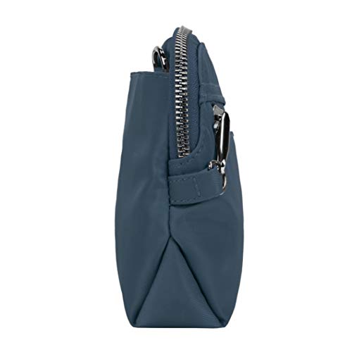 Travelon Women's Anti-Theft Tailored Convertible Crossbody Clutch, Peacock, One Size