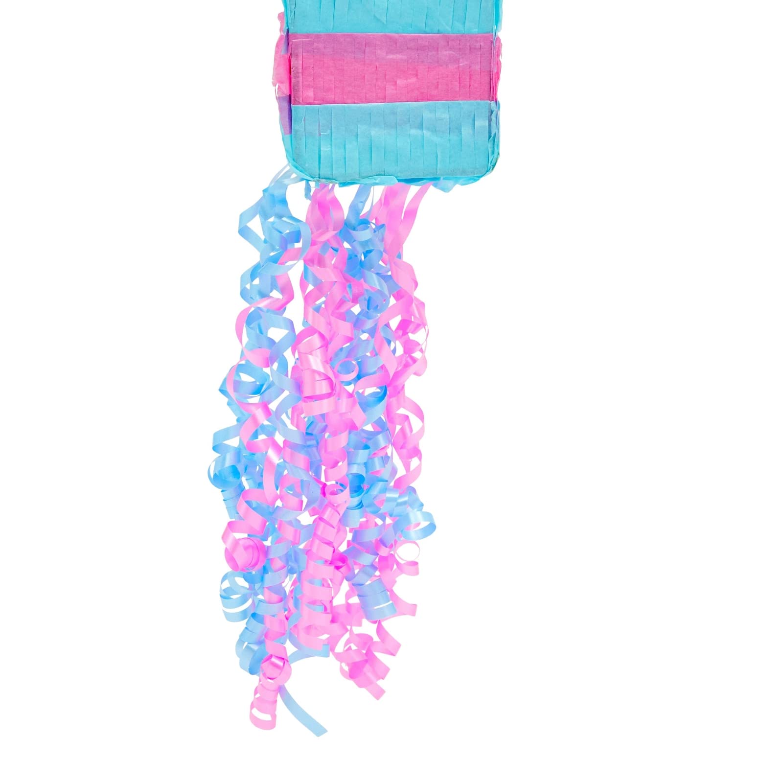 Juvale Pull String Gender Reveal Question Mark Pinata, Boy or Girl Baby Shower Party Supplies (17 x 11 x 3 In)