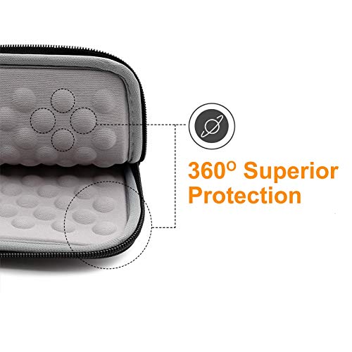 RAINYEAR 16 Inch Laptop Sleeve Diamond PU Leather Case Protective Shockproof Water Resistant Zipper Cover Carrying Bag Compatible with 16" MacBook Pro 2021 2022 New Model A2141 A2485 M1(Black)