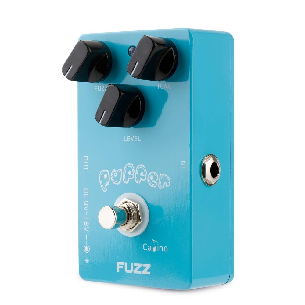 Caline Puffer Fuzz Electric Guitar Effects Pedal Blue CP-11