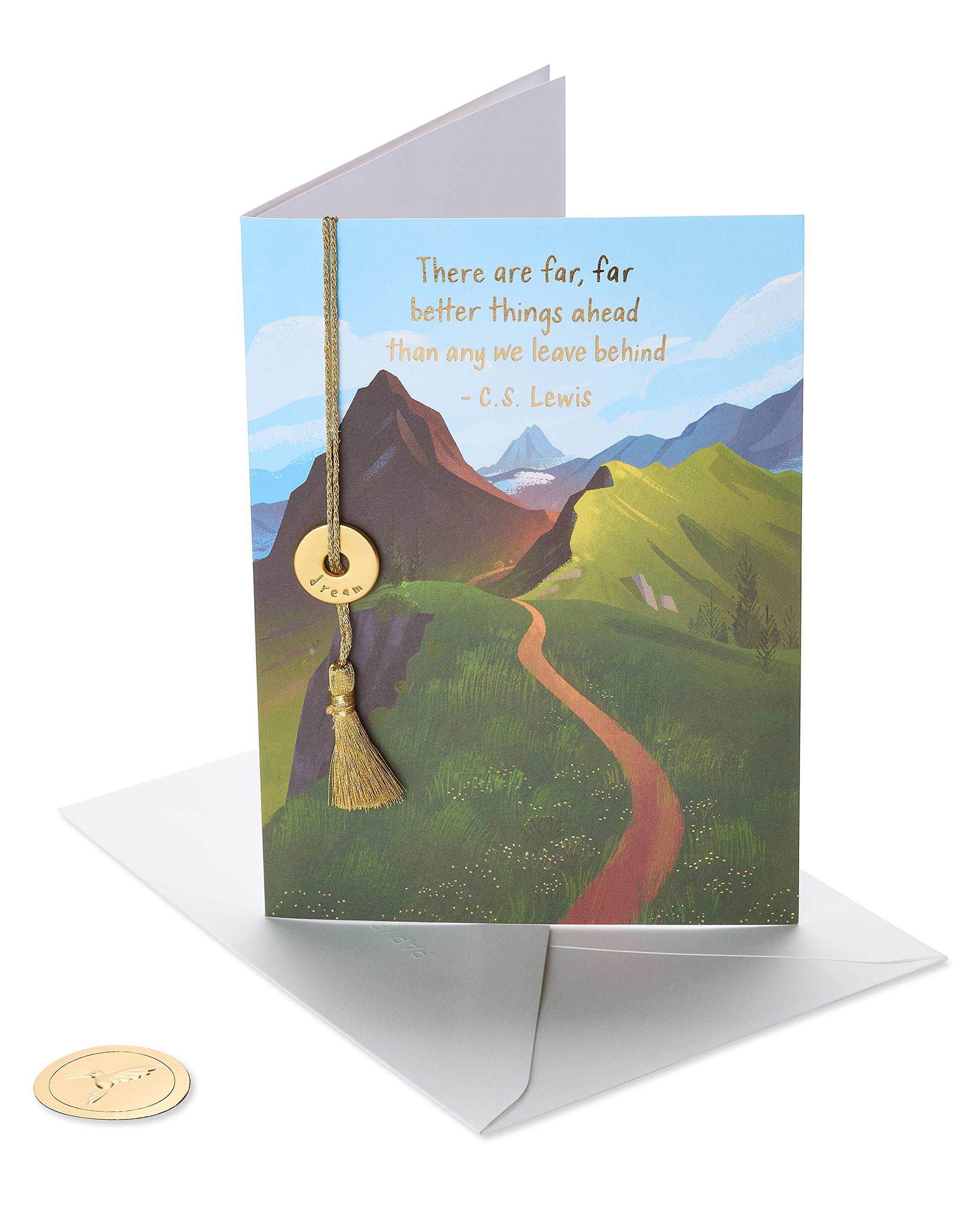 Papyrus Graduation Card with Quote (Here's To You)