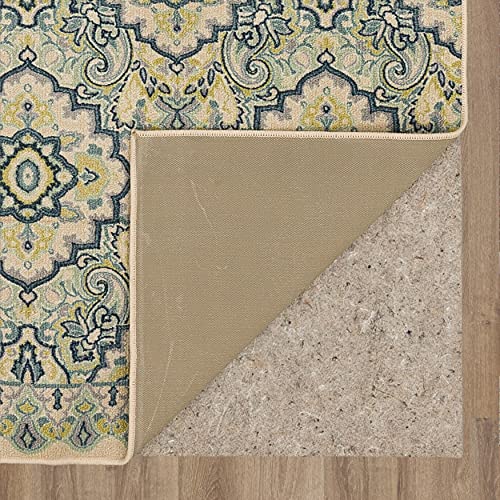 Mohawk Home Woodbridge Santa Ana Floral Printed Area Rug, 5'x8', Tan