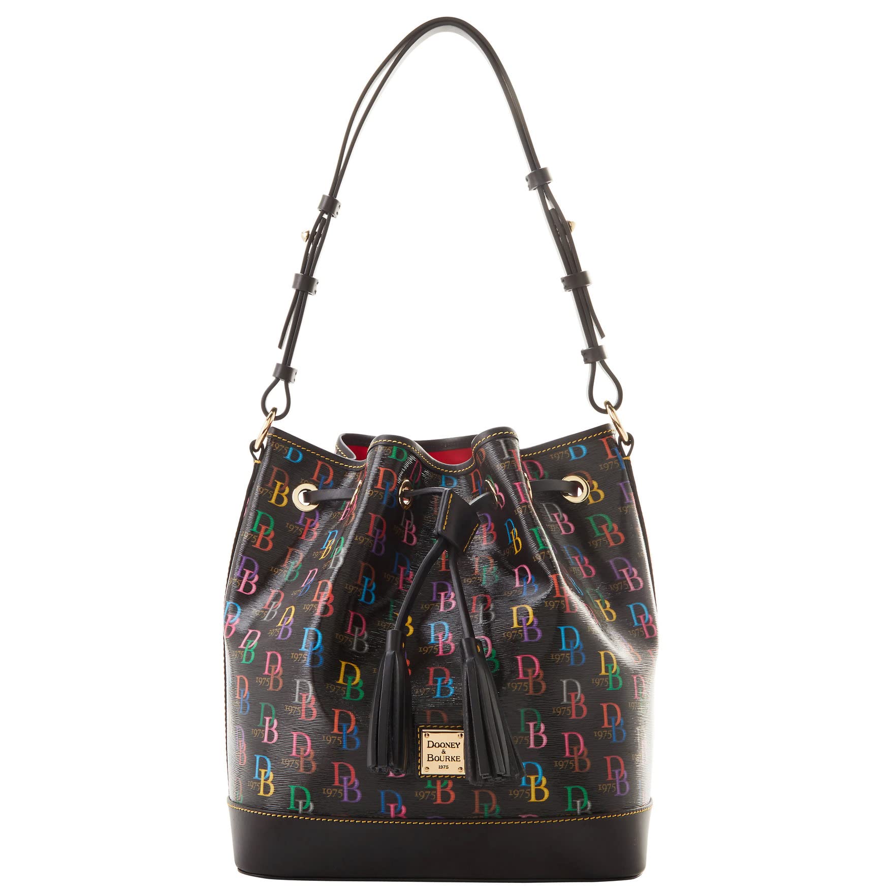 Dooney & Bourke Handbag, Db75 Multi Drawstring Shoulder Bag - Black
