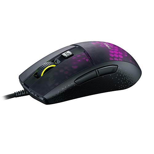 ROCCAT Pyro Mechanical Gaming Keyboard with RGB Lightning, Black (ROC-12-622) Burst Pro Lightweight Optical Gaming Mouse & ROCCAT Elo 7.1 USB Wired Surround Sound PC Gaming Headset