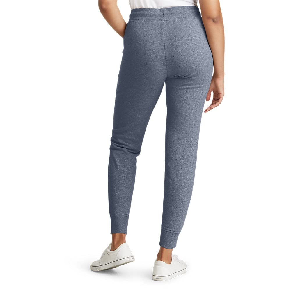 Eddie Bauer Women's Cozy Camp Fleece Jogger Pants, Blue Haze, Large