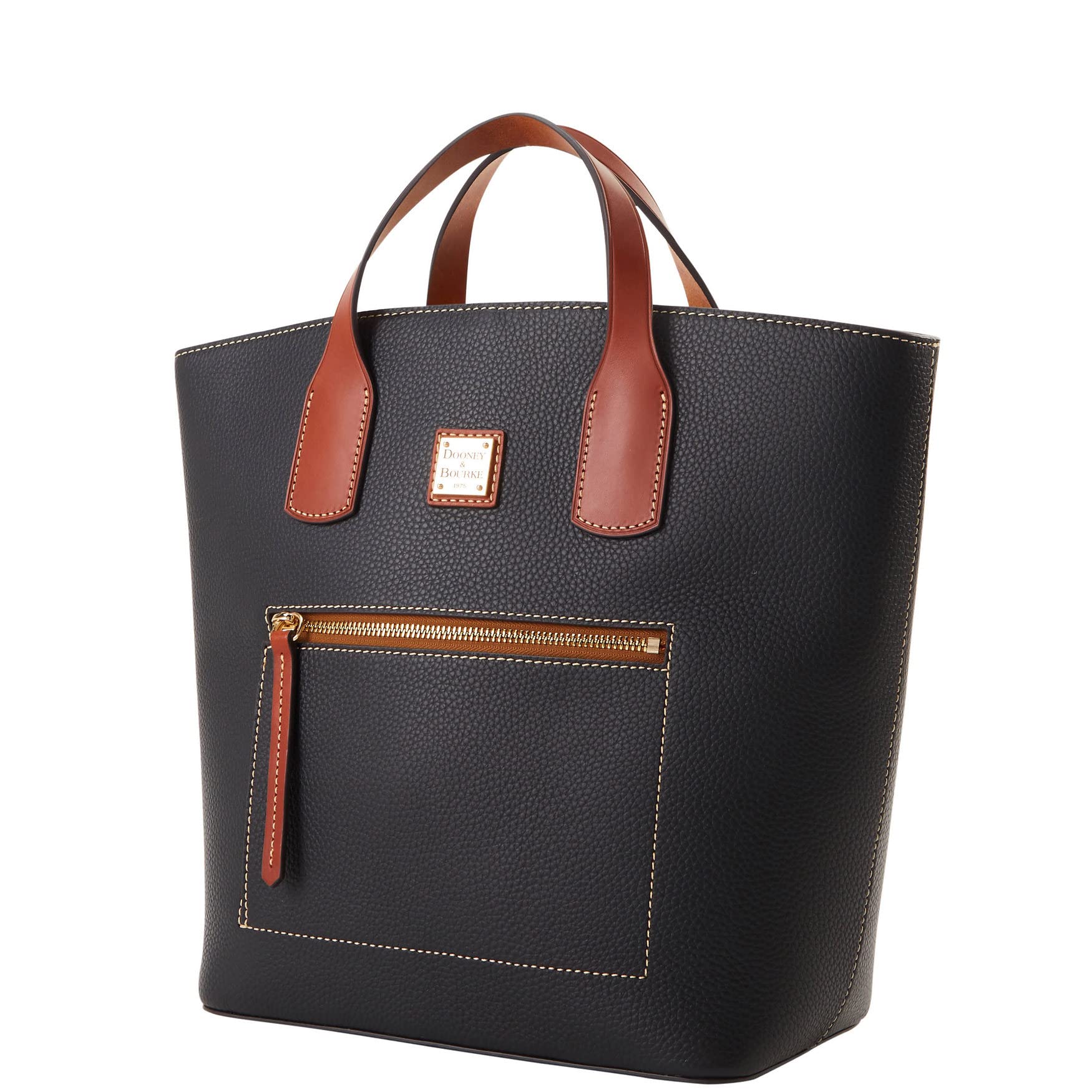 Dooney & Bourke Handbag, Pebble Grain Darla Shopper Tote - Black